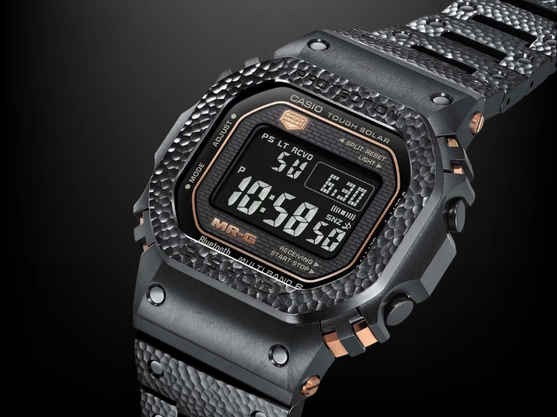 Casio G-Shock Limited Edition Hand-Hammered Bezel Watch Launch USA