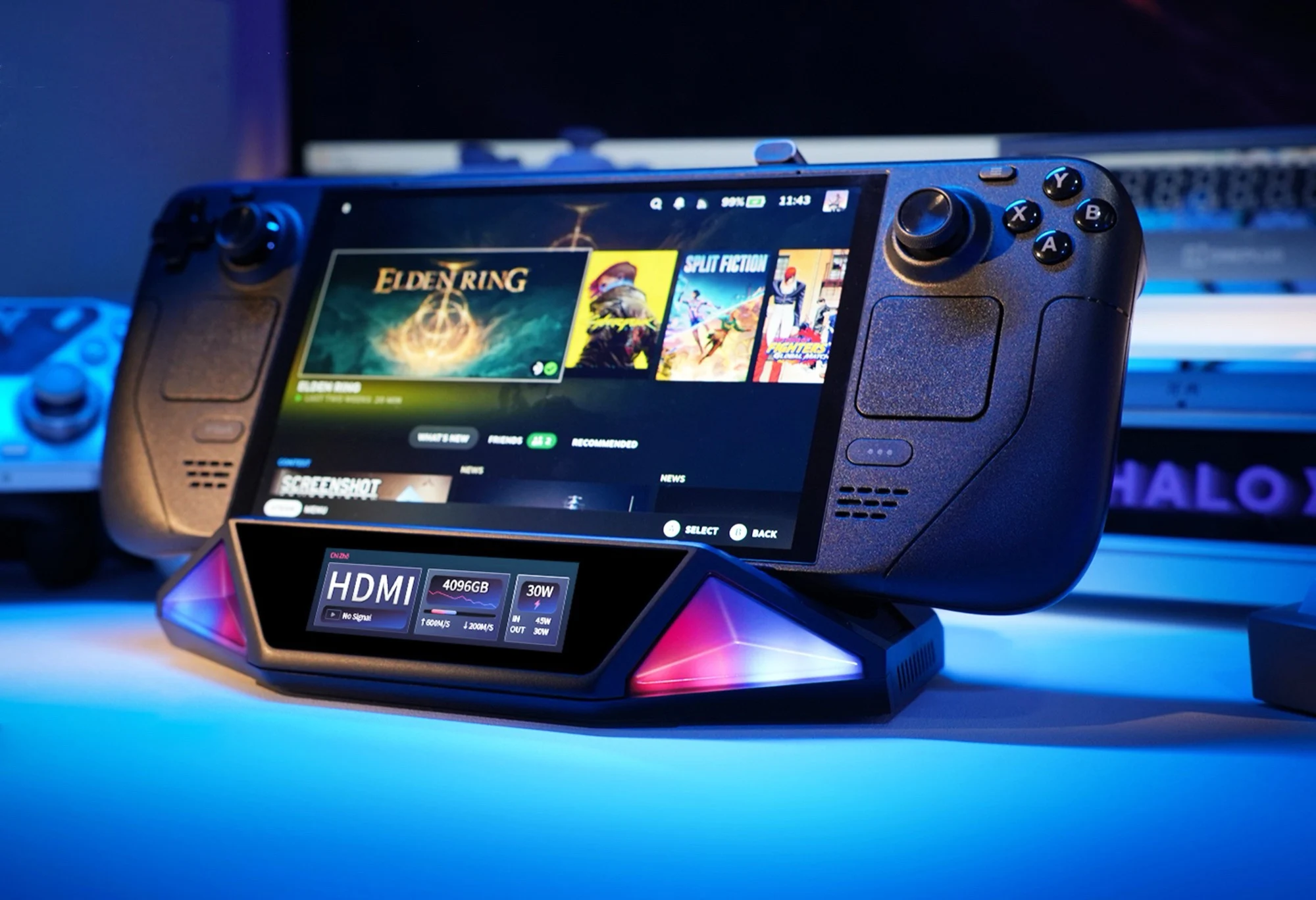 Steam Deck Touchscreen Dock with 4TB SSD Launching on Kickstarter