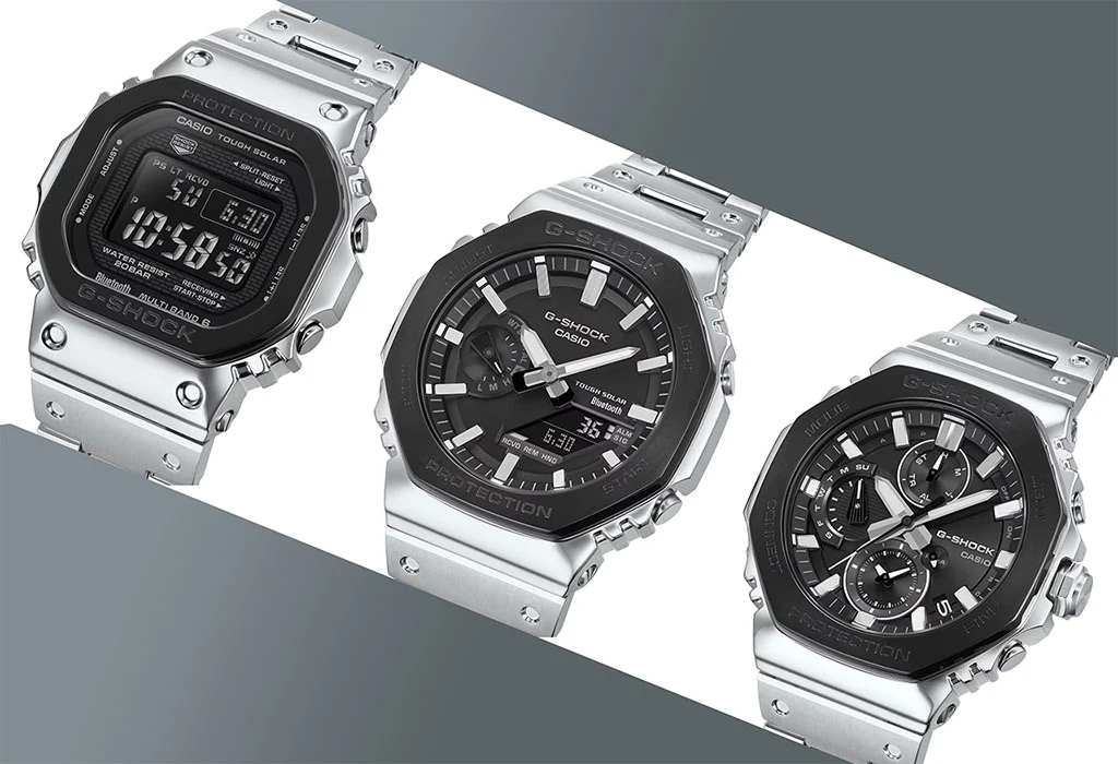 Casio Launches Monochrome Full Metal G-Shock Watches