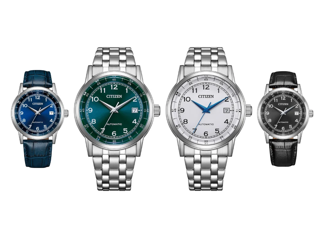 Citizen Unveils 4 New Automatic Watches with 8210 Movement