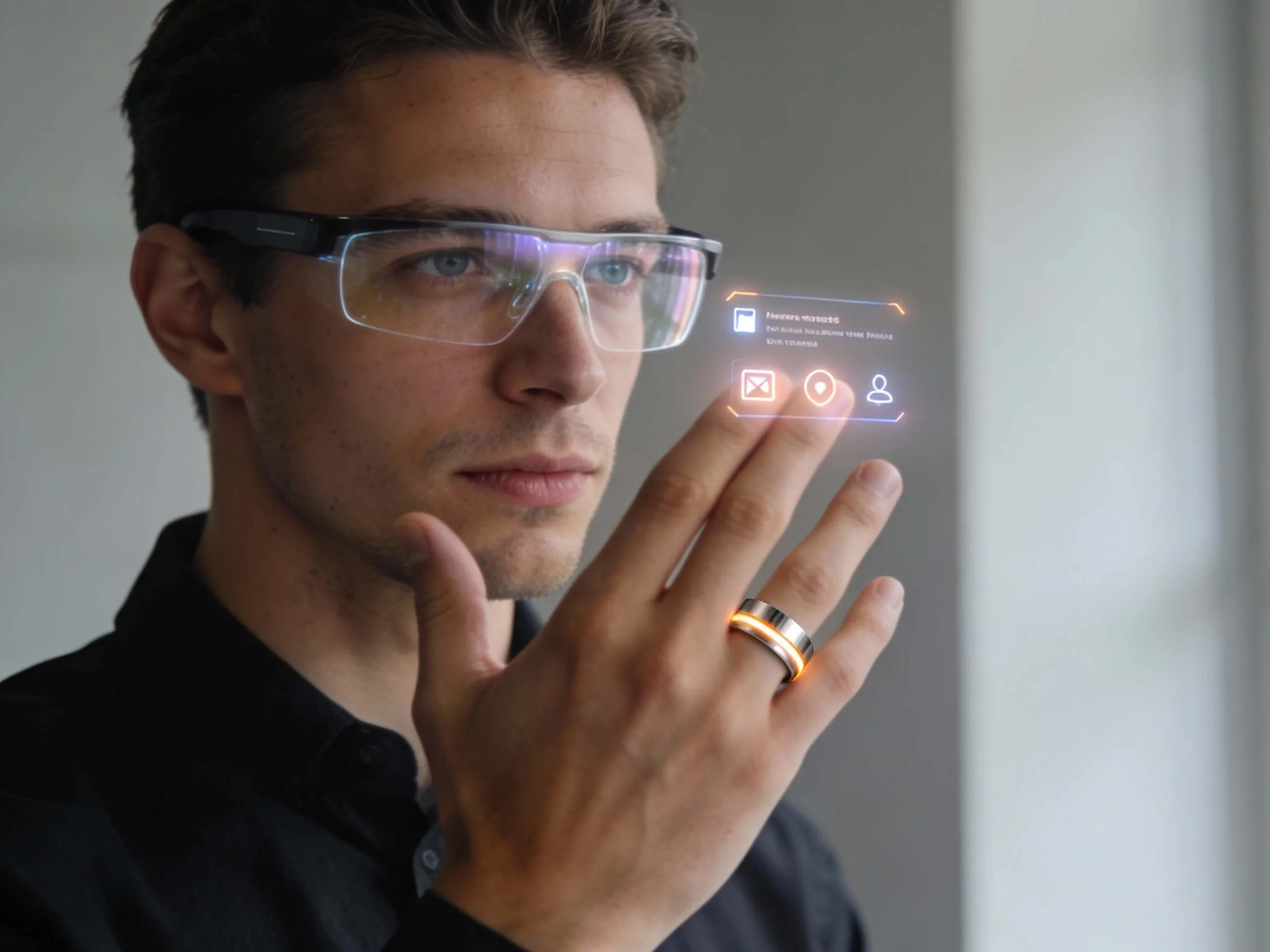 Oura Develops Smart AR Glasses Controlled by Smart Ring