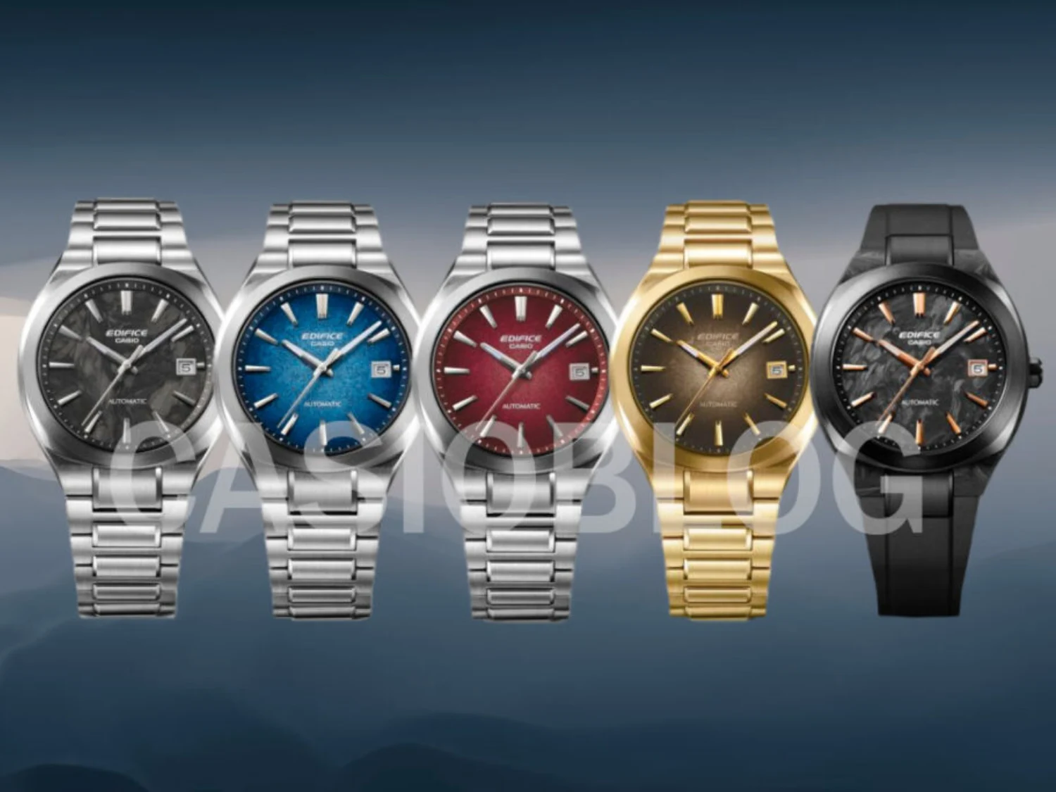 Casio Edifice EFK-200: New Mechanical Watches with Fresh Dials